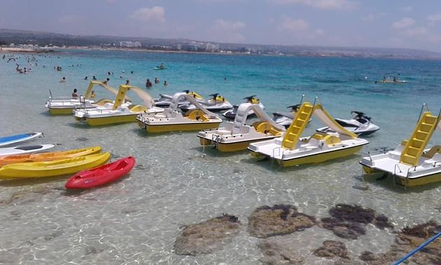 Tandem Kayak at Makronissos, Ayia Napa | Kayak for rent in Ayia Napa ...